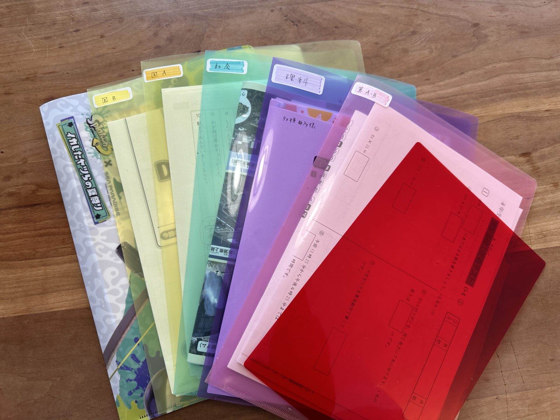 【中学受験】SAPIXの大量のプリントをどうするか。子供にもわかりやすいプリントの整理方法を紹介【4年生】 | ももへいブログ